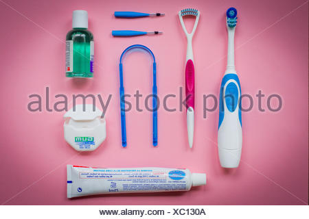 Mouthwash, dental floss, toothbrushes and toothpaste, mouthwash and ...