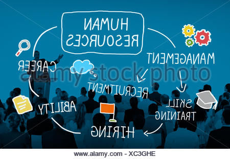 Human Resource Hiring Recruiter Select Career Concept Stock Photo ...