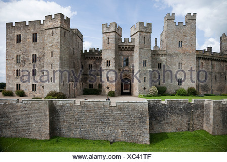 Raby Castle near Barnard Castle, County Durham, England, UK Stock Photo ...