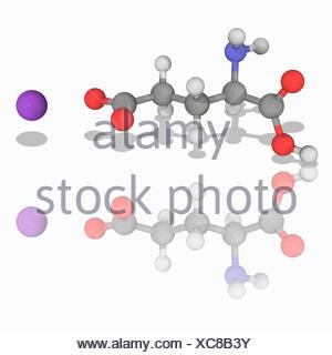Monosodium glutamate molecule Stock Photo: 47692057 - Alamy