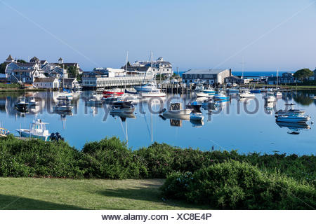 Wychmere Harbor, Harwich Port, Cape Cod, Massachusetts, USA Stock Photo ...