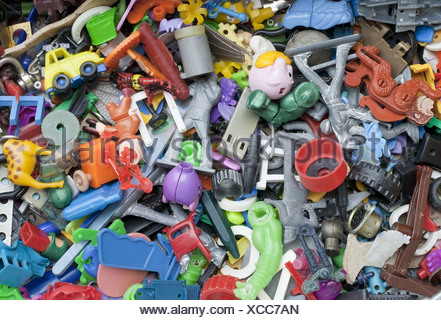 Old forgotten broken toys Stock Photo - Alamy