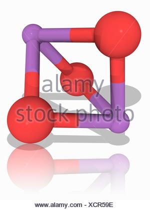 Arsenic trioxide molecule Stock Photo: 47691137 - Alamy