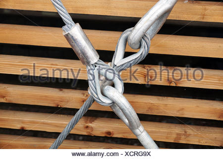 stainless steel turnbuckle hook and steel wire cable rope connection ...