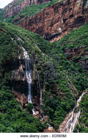 The Kadishi Tufa Waterfall. Blyde River Canyon, Mpumalanga, South ...