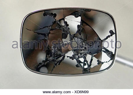 Broken rear mirror Stock Photo: 114901954 - Alamy
