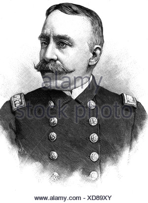 Admiral George Dewey (1837-1917), portrait by Theobald Chartran, oil ...