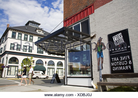 Downtown Anacortes, Washington, USA Stock Photo - Alamy
