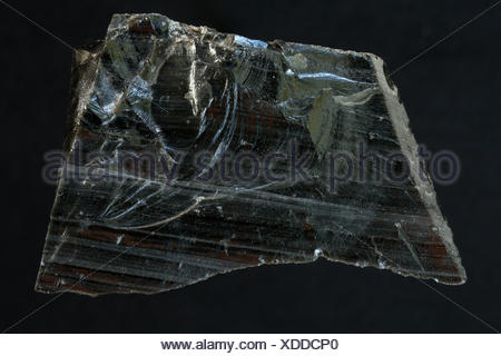 Obsidian, a transparent volcanic glass Stock Photo - Alamy