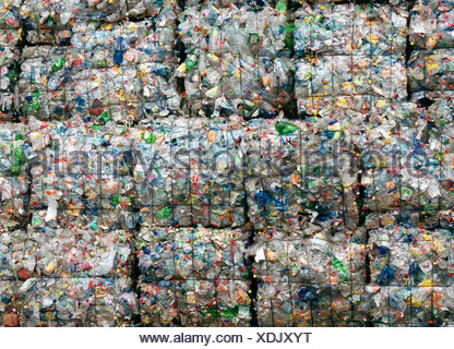 Stacked bales of PET bottles for recycling Stock Photo: 49070849 - Alamy