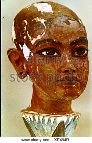 Tutankhamun, King of Egypt, 1333 - 1323 BC, 18th Dynasty, his name in ...