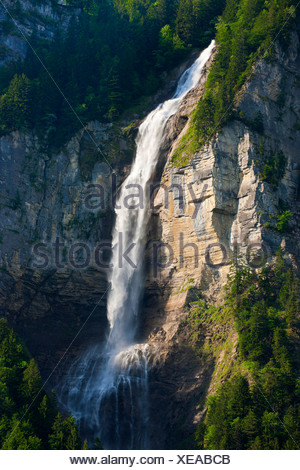 Oltschibachfall, Switzerland, canton Bern, Bernese Oberland Stock Photo ...