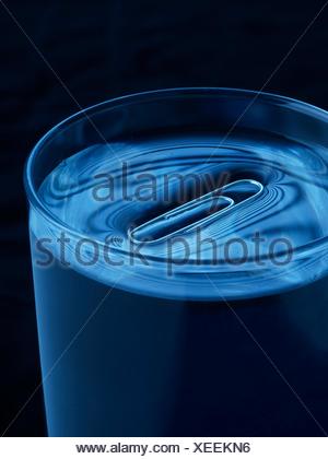 Paper clip Floating on Water demonstating intermolecular forces and ...