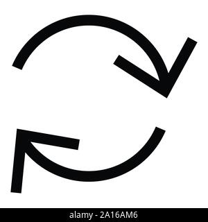 Kreis, Kreis, Pfeil rechts. Radiale Pfeil Symbol, Symbol. Im ...