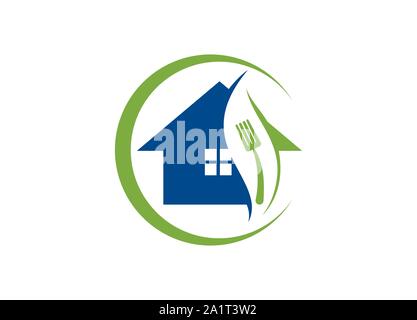 Essen Haus, Restaurant Logo Vorlage Home Food Logo Design vorlage ...