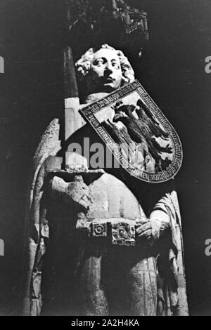 Roland-Statue von Roland Stadt Bremen in der Rolandpark Belgern ...