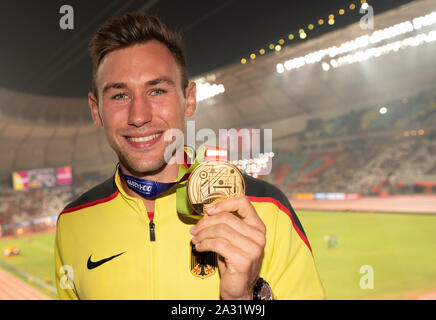 Niklas Kaul von Deutschland Goldmedaille bei der Leichtathletik, Männer ...