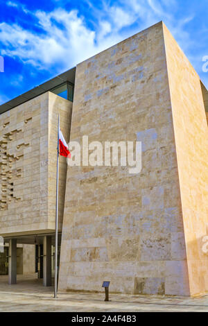 Das neue Parlament Haus von Malta. Das Gebäude wurde zwischen 2011 und ...