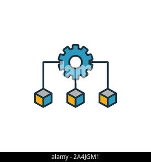 Infrastruktur Icon Set. Vier Elemente in verschiedenen Stilrichtungen ...