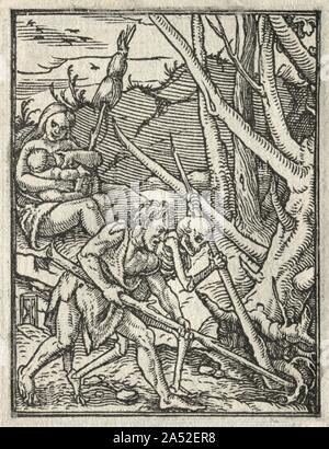 Vertreibung aus dem Paradies 16. Jahrhundert Michiel Coxcie 1498 - 1592 (Fall des Menschen, Adam ...