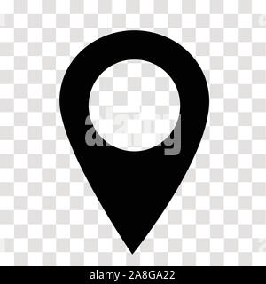 Ziel Zeichen - Schwarz einfach transparent, isoliert - Vector ...