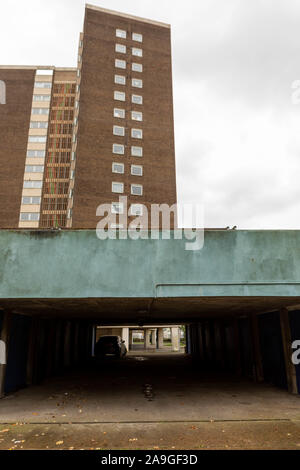 Queensway Estate Tower Block, Wohnblock in Southend on Sea, Essex. Soll ...