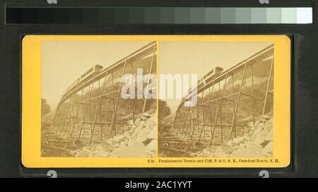 Frankenstein Trestle und Cliff, P & ORR, Crawford Notch Frankenstein ...
