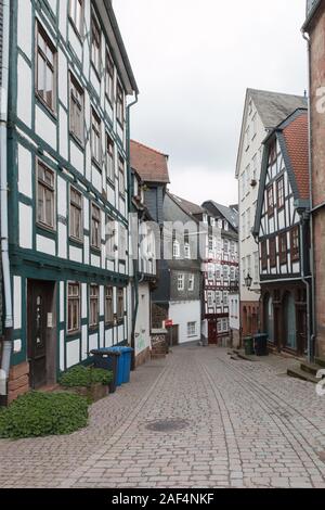Blick in die Stadt Marburg Stockfotografie - Alamy