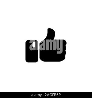 Daumen Icon Set. Wie, Abneigung und Symbol neutral. Daumen hoch in Grün ...