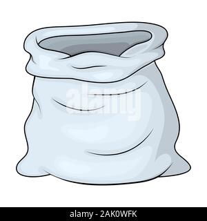 Vektor cartoon Geld beutel Symbol im Comic-stil. Geldbeutel mit Dollar ...