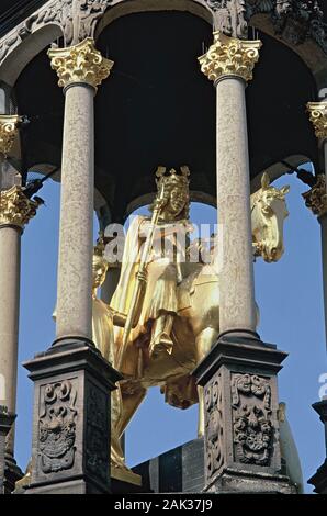 Reiterstatue Magdeburger Reiter oder Magdeburger Reiter, Magdeburg ...