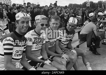 Ab Geldermans, Jan Janssen, Huub Zilverberg und Jo de Roo, Tour de ...