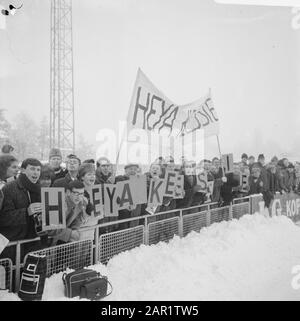 Unterstützer von Kees Verkerk, 7. Januar 1967, Skaten, Unterstützer ...