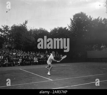 Tennis Championship Niederlande in Hilversum, Tennisplatz auf dem ...