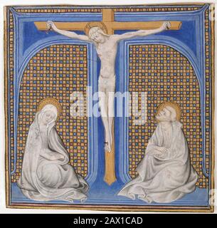 Gebetsbuch, St.. Johannes Evangelist, dieses beleuchtete Gebetsbuch aus dem frühen 16 ...