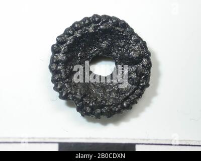 Kreis mit Loch in der Mitte, schwarz (Leitung Stockfotografie - Alamy