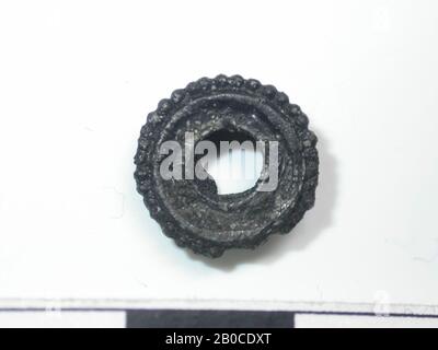 Kreis mit Loch in der Mitte, schwarz (Leitung Stockfotografie - Alamy