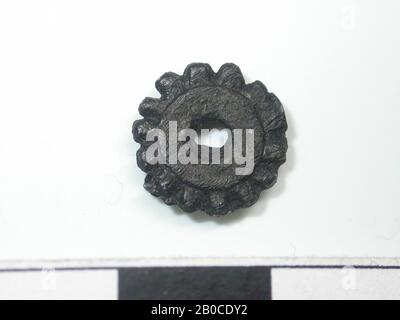 Kreis mit Loch in der Mitte, schwarz (Leitung Stockfotografie - Alamy