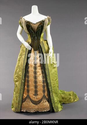 Abendensemble 1887 Charles Frederick Worth French Dies ist wirklich ein ...