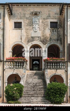 Veneto - Lugo di Vicenza (Vicenza), Villa Godi Malinverni. Der ...