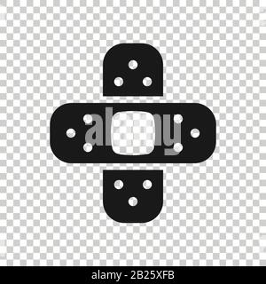 Verband Symbol im flachen Stil. Gips Vector Illustration auf weißem ...