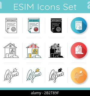 Notar Office Symbol, notarielle Service-Vektor-Emblem mit Schuppen ...