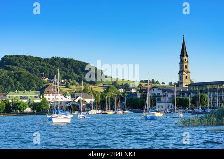 Strandbad See Mattsee, Österreich, Salzburg, Flachgau, Mattsee ...