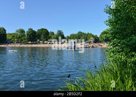 Orankesee, Hohenschoenhausen, Lichtenberg, Berlin, Deutschland ...