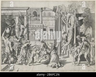 Das Feuer im Borgo 1514 das Feuer im Borgo-Raffael (Tanze di Raffaello) päpstlichen Gemächer ...