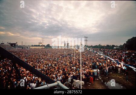 Springsteen Konzert im Sommer Rock der FDJ, 1988 Stockfotografie - Alamy