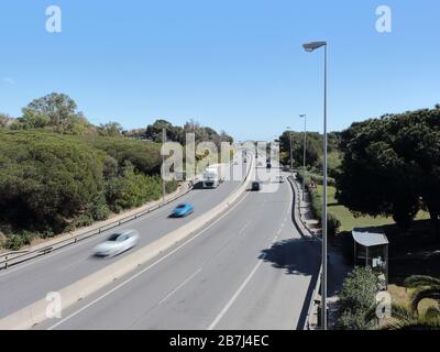 A7 - N340 Road, Marbella, Provinz Málaga, Andalusien, Spanien ...