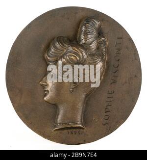 David d'Angers (1788-1856). Porträt von Joseph-Jérôme Lefrancois ...