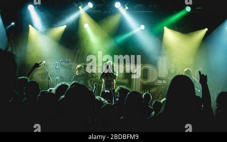 Aarhus, Dänemark. September 2017. Die finnische Heavy-Metal-Band ...