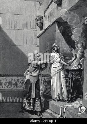 Rom antik : 'Tarquin le superbe et son fils Sextus Tarquin (mort en 509 ...